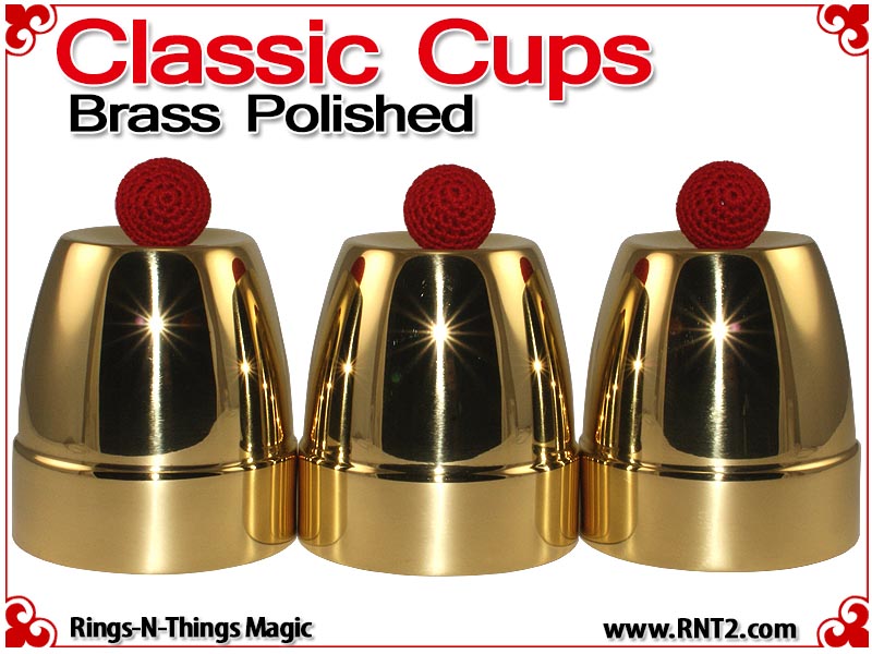 Classic Cups | Brass | Polished Finish