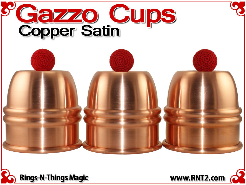 Gazzo Cups | Copper | Satin Finish