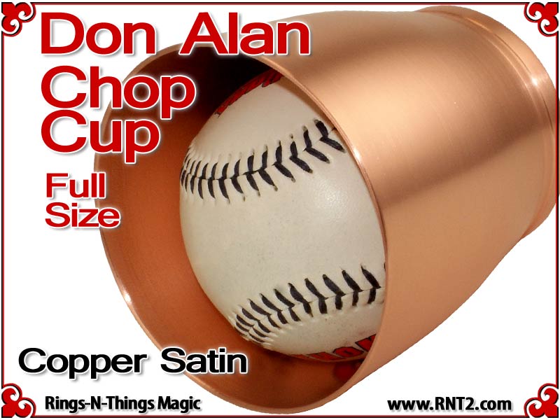 Don Alan Full Size Chop Cup | Copper | Satin Finish - Rings-N-Things Magic