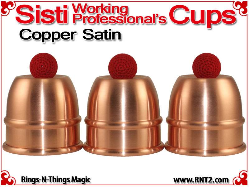 Sisti Working Professional's Cups | Copper | Satin Finish