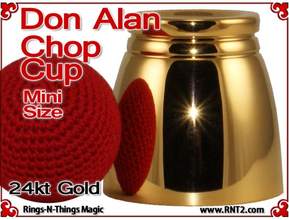 Don Alan Mini Chop Cup | 24kt Gold
